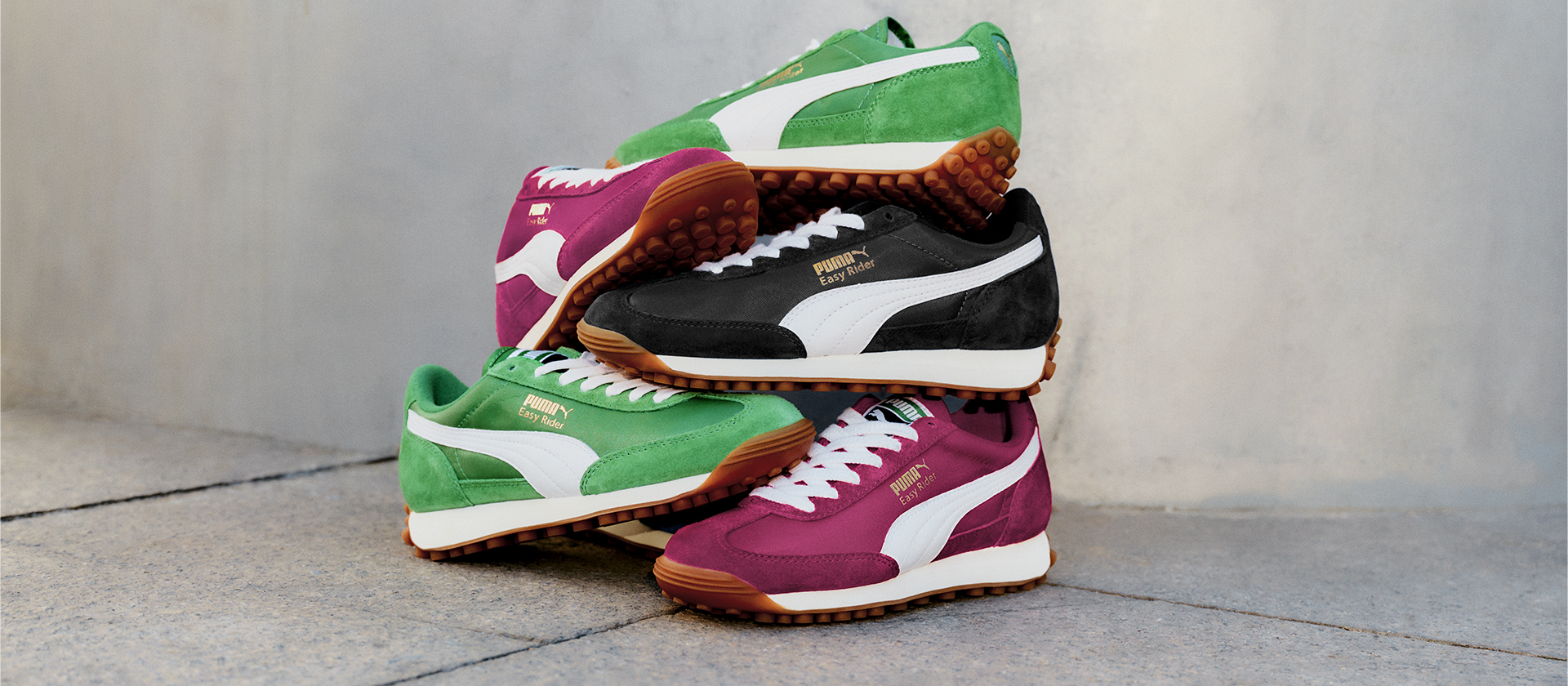 Zoom sur la PUMA Easy Rider Vintage